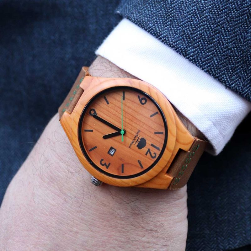 Handmade Irish Watch In Yew Wood Sourced In Co Cork, Ireland - Galway ...